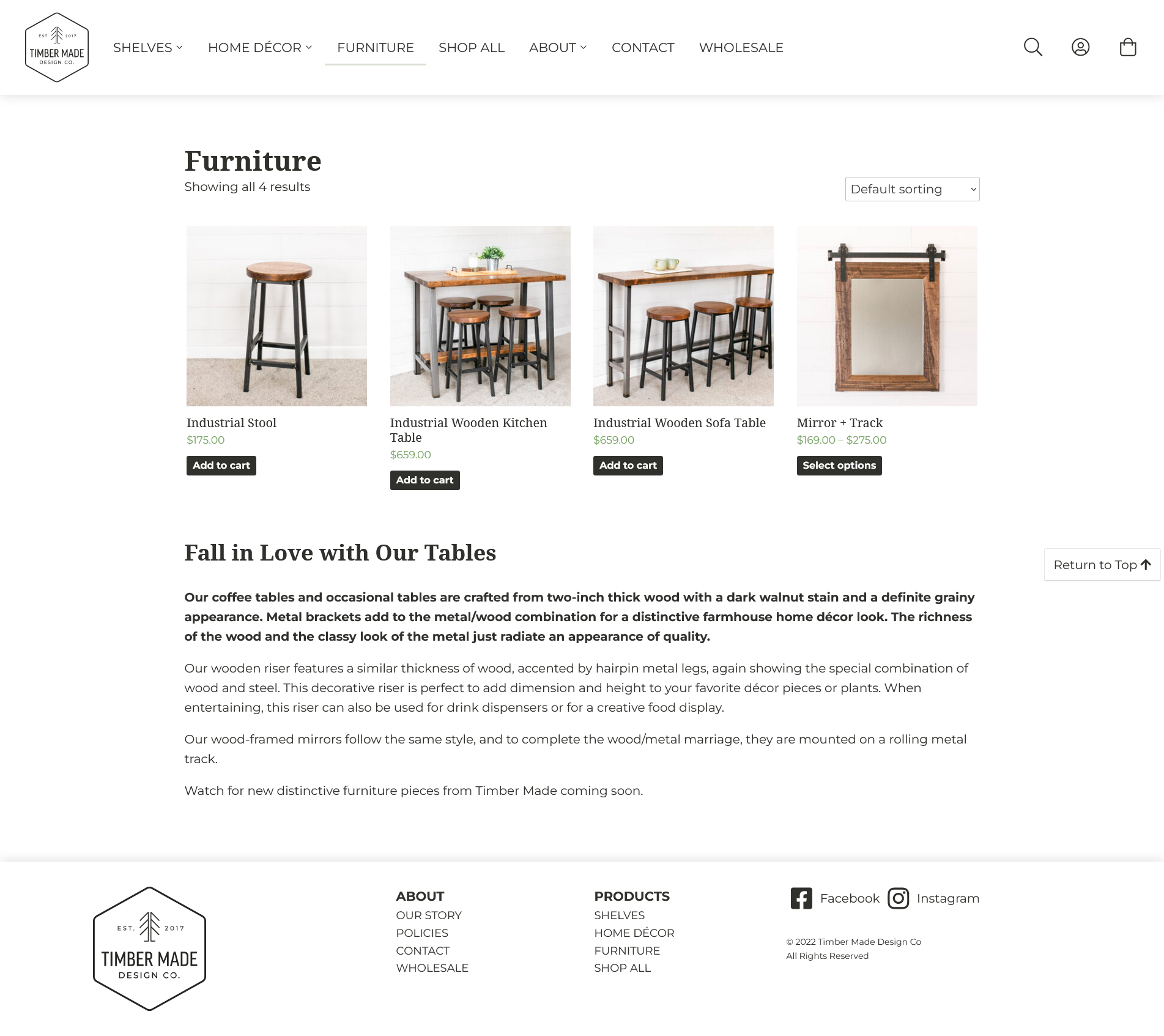 Timber Made Design Co | Portfolio | Sharp Innovations, Inc.