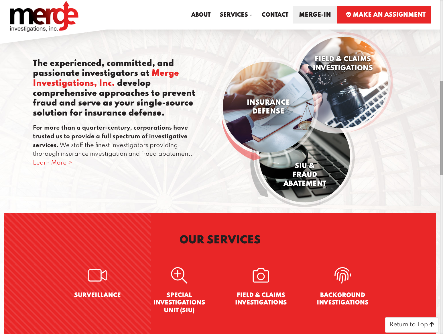 Merge Investigations, Inc. | Portfolio | Sharp Innovations, Inc.